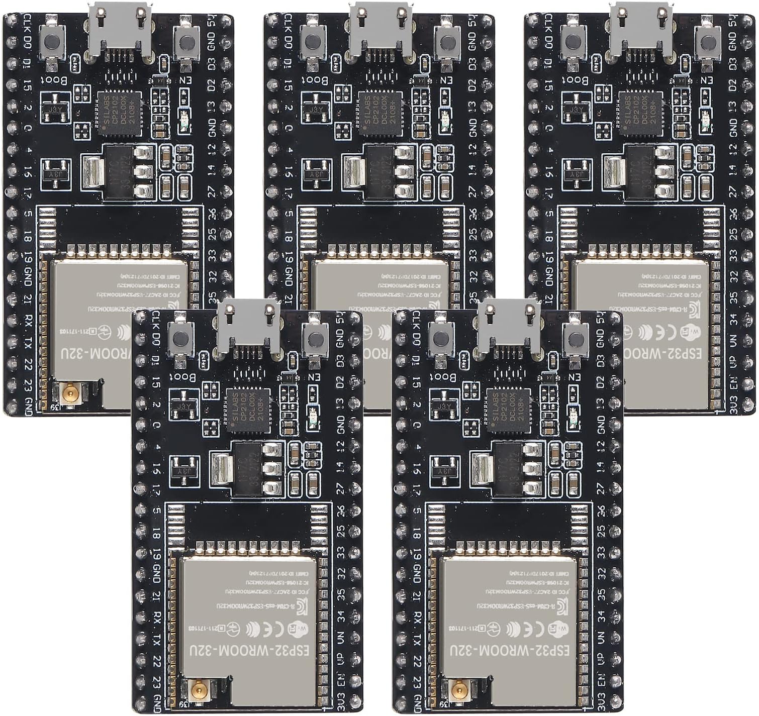 Amazon.com: DWEII 5PCS ESP32-DevKitC Core Board ESP32 Development Board ...