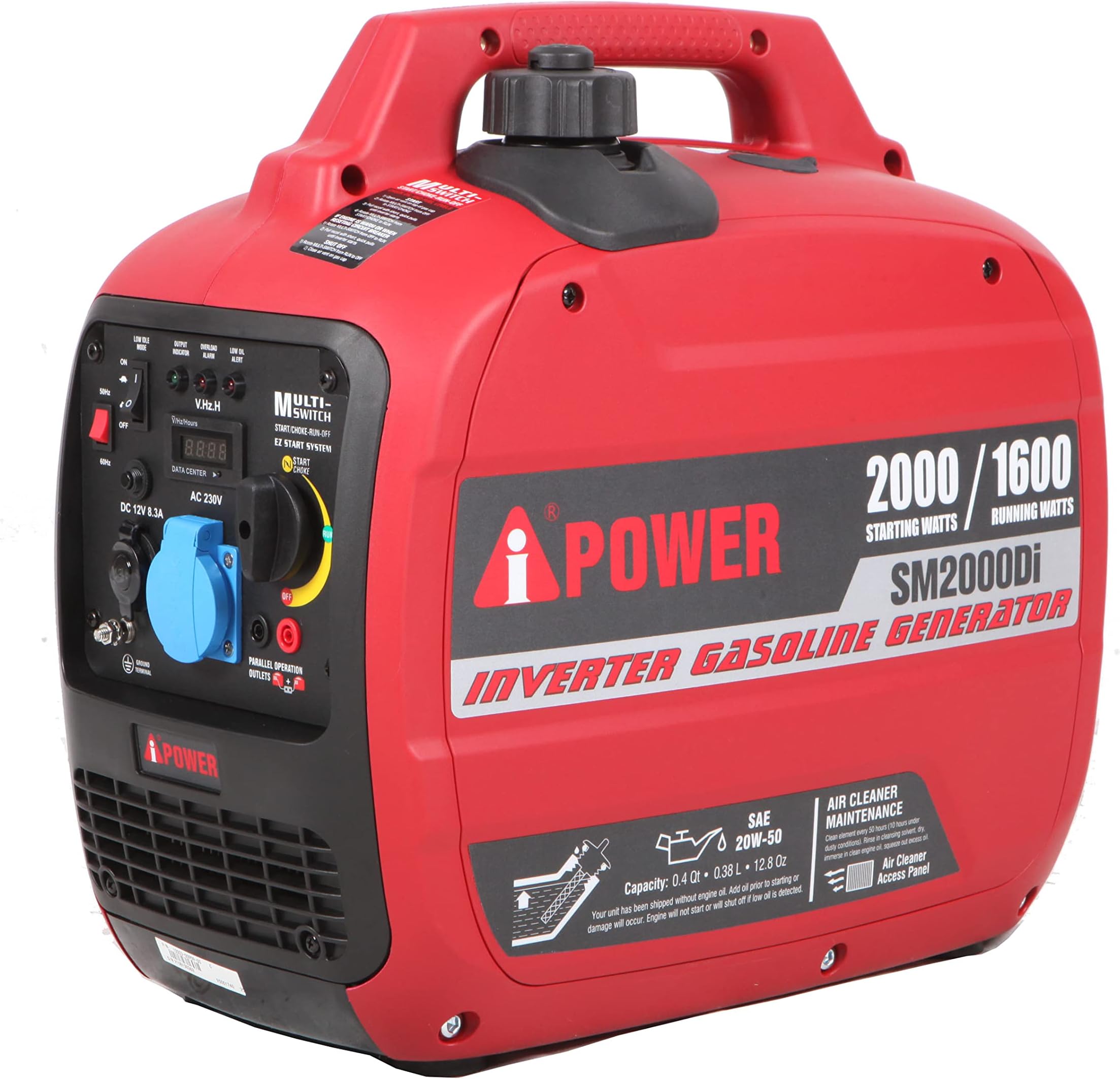 AiPower SM4500i 4000-Watt Remote Control Silent Inverter Generator ...