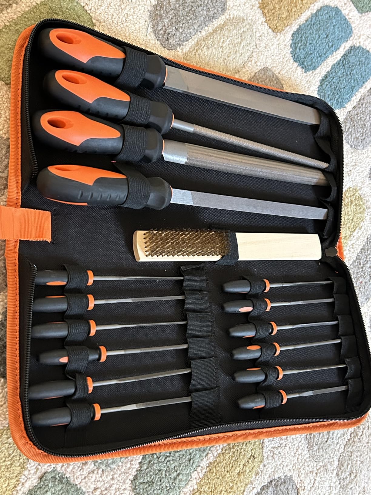 ValueMax 17-Piece File Set, 4 Large Files and 12 Needle Files, Flat ...