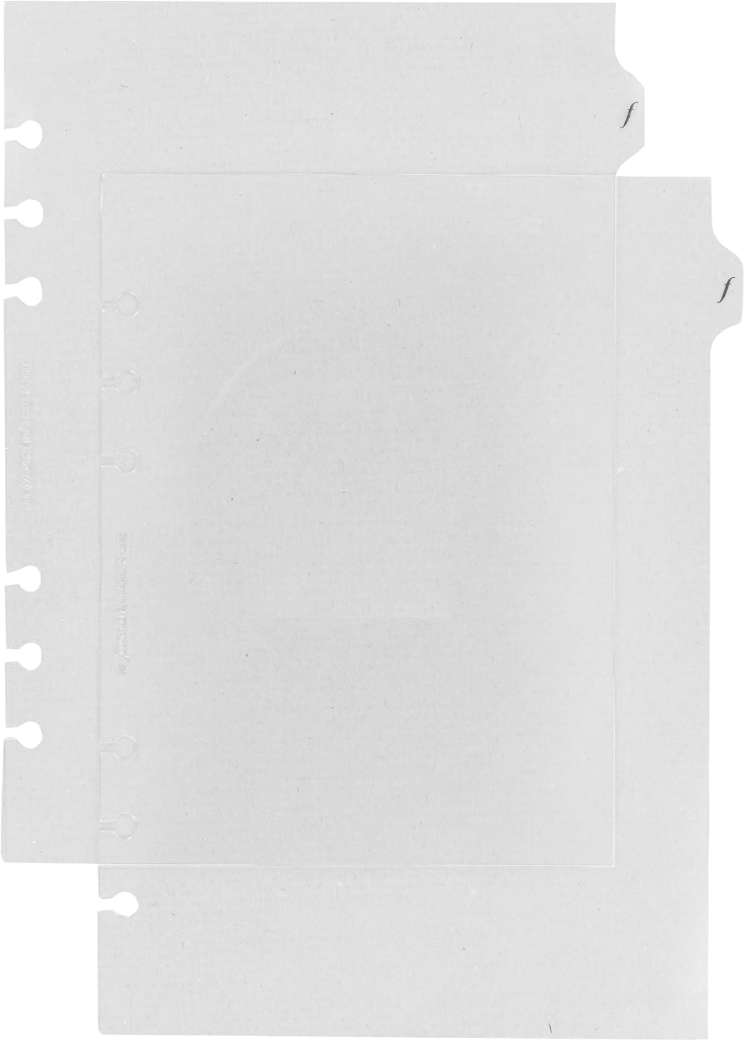 Amazon.com : Filofax A5 Transparent Flyleaf with Tab : Office Products