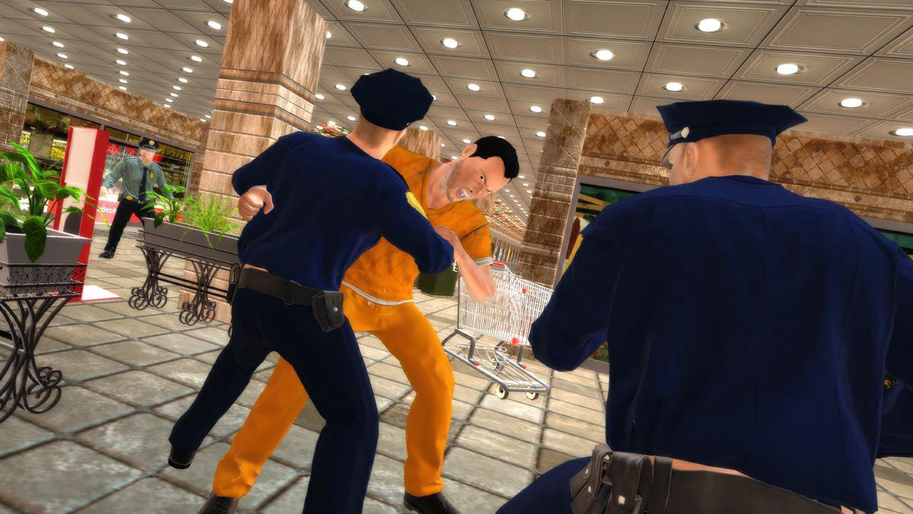 Prison Escape Supermarket Rush Simulator Mission 3D: Prisoner Alcatraz ...