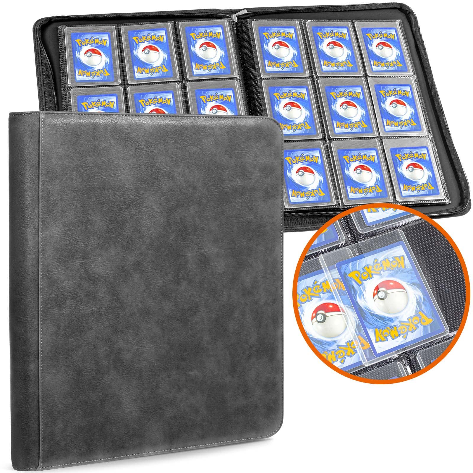 Amazon.com: Top Loader Album Binder, Trading Card Binder Storage for ...