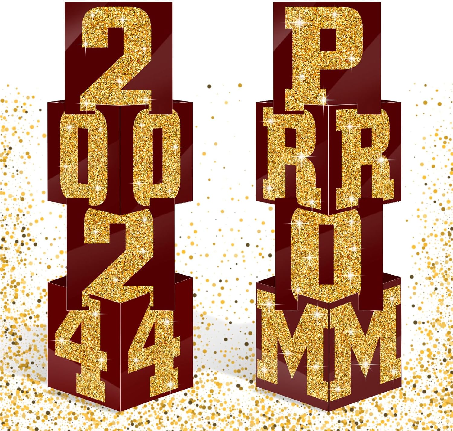 Amazon.com: Queekay 8 Pcs Prom Column Standup Photo Booth Prom ...