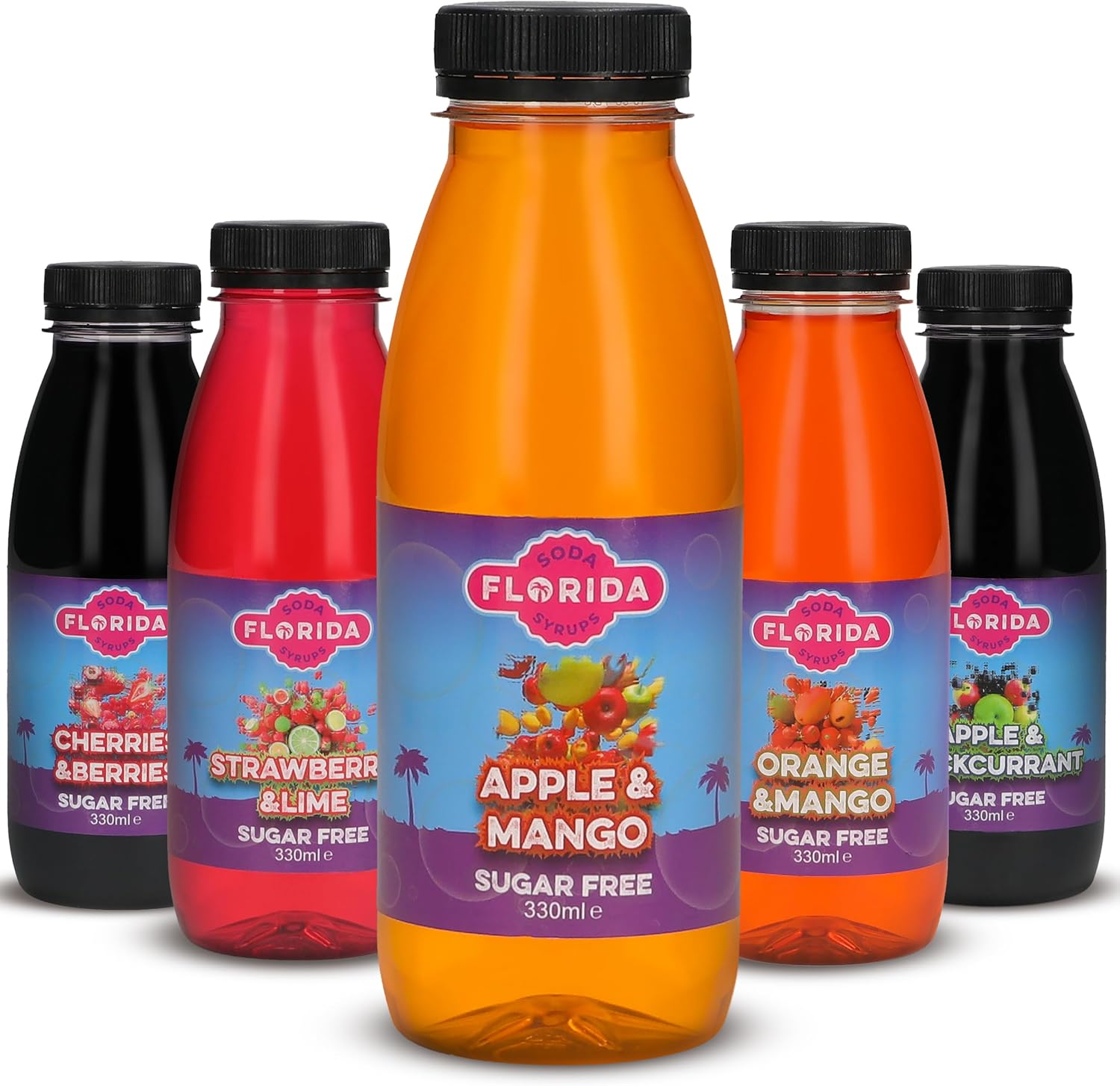 Florida Soda Syrup Compatible With Sodastream - Mixed Fruit Range ...