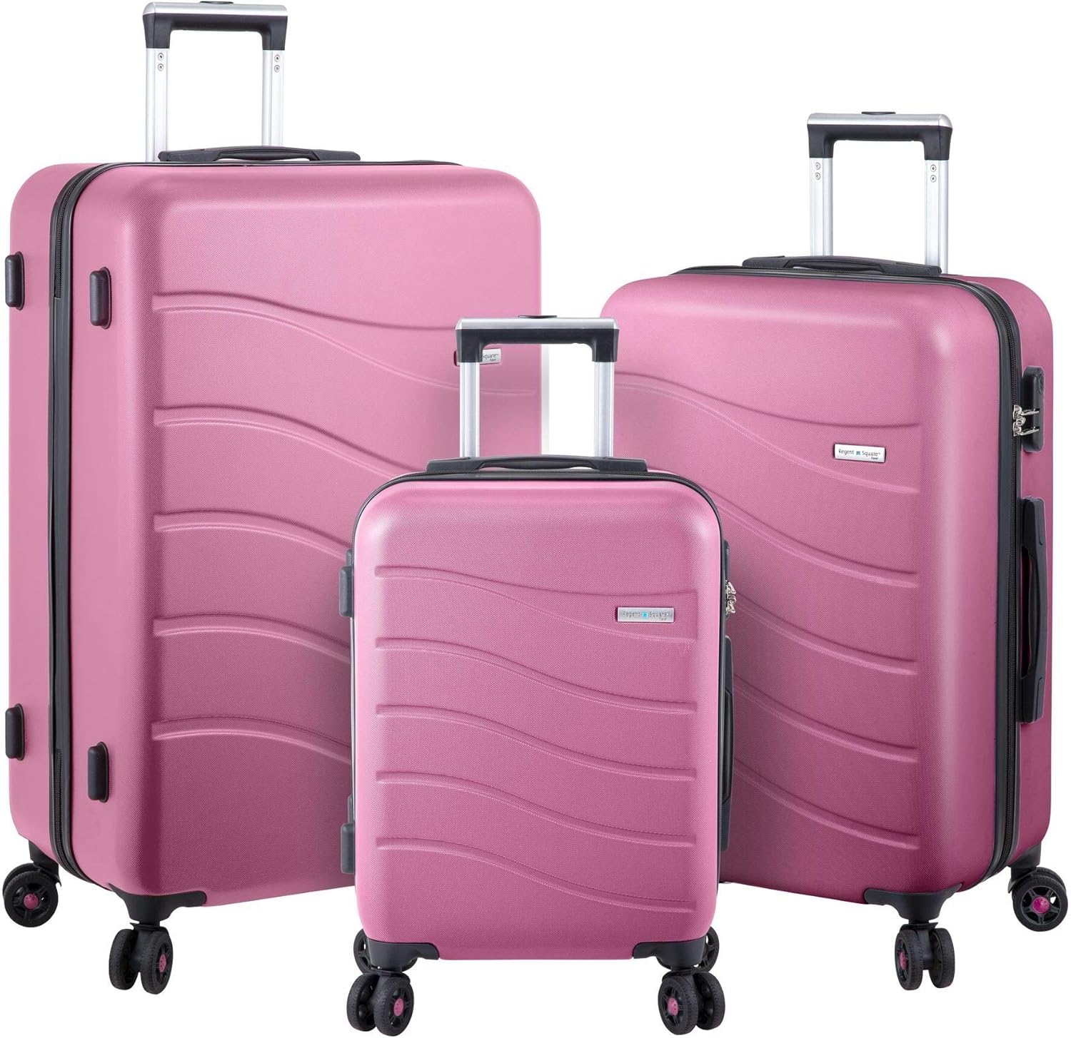 Amazon.com | Regent Square Travel Luggage Set Hard Shell With Spinner ...