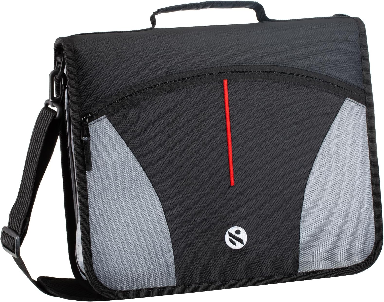 Amazon.com : Kinbashi 3-Inch Zipper Binder, Round Ring Binder with ...