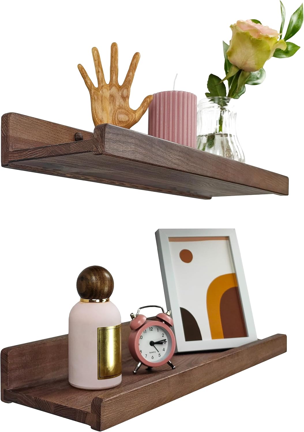 Amazon.com: Floating Shelves for Wall 16 inch, Waterproof, Wall Storage ...