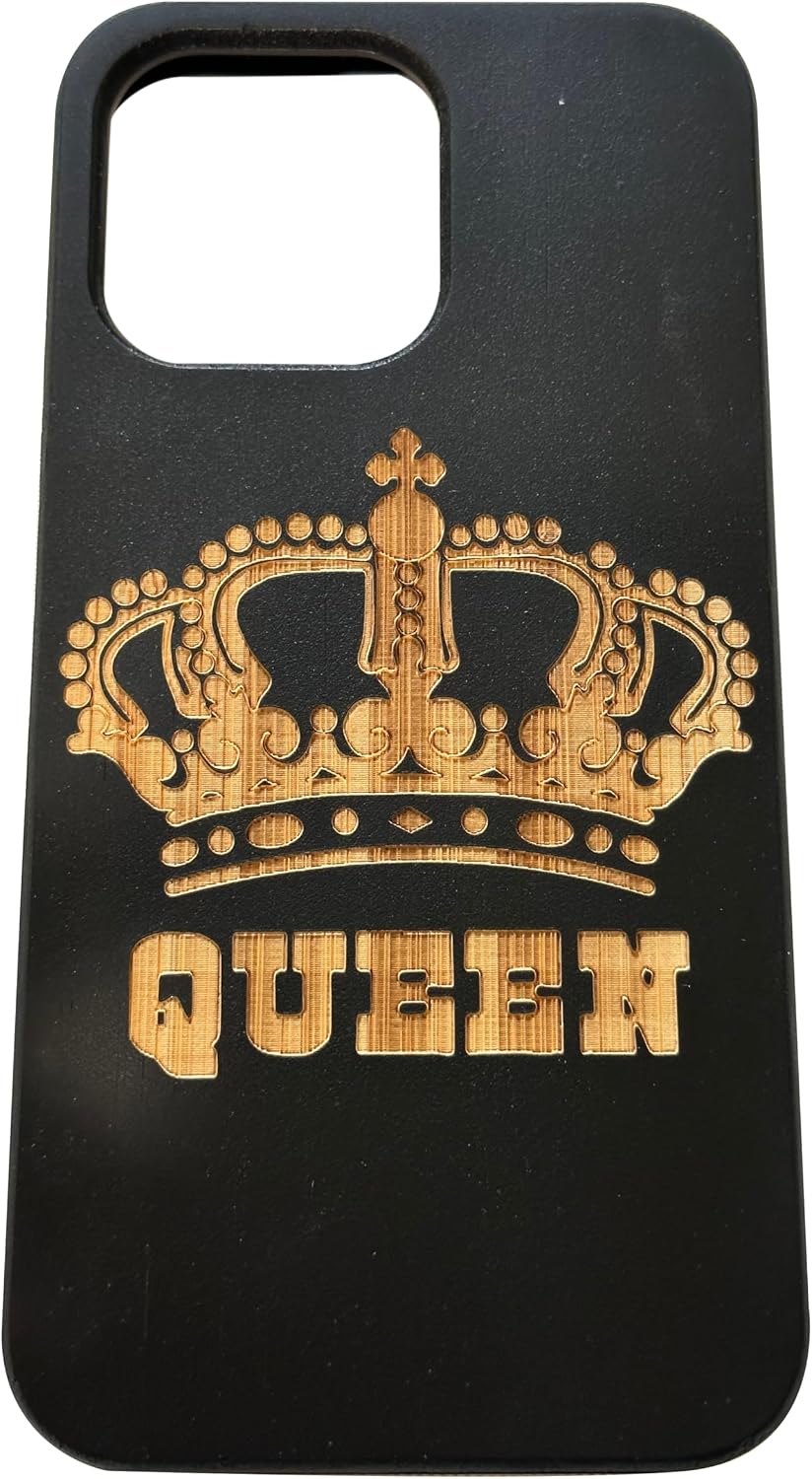 Amazon.com: Wood Queen Case Compatible with Apple iPhone Models Classy ...