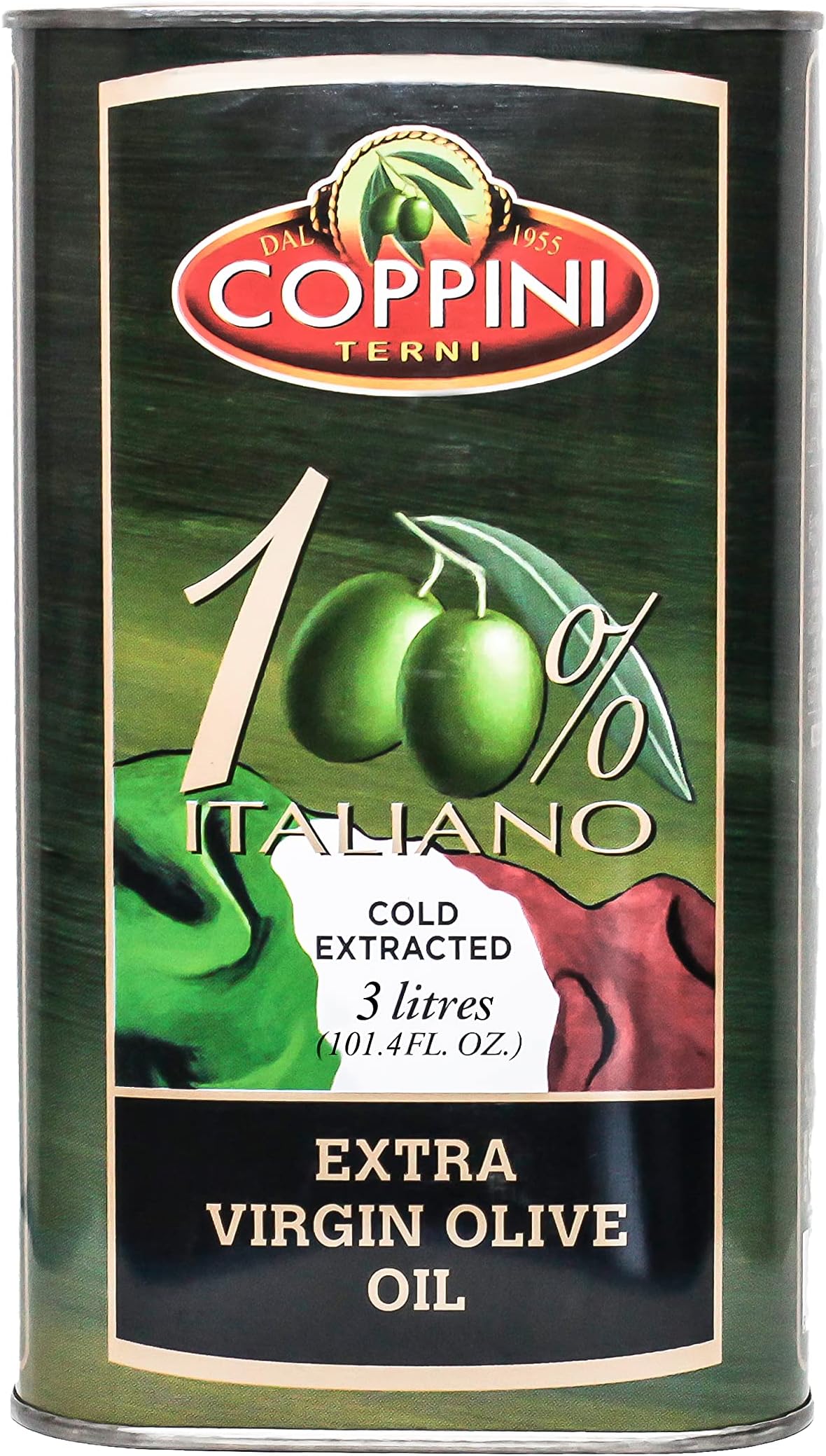 Amazon.com : Mantova Italian Golden Extra Virgin Olive Oil 102 oz ...