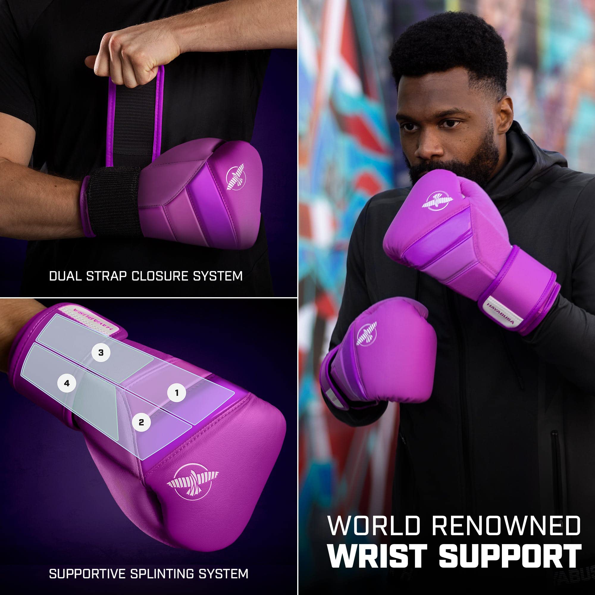 Snapklik.com : Hayabusa T3 Boxing Gloves For Men And Women Wrist And ...