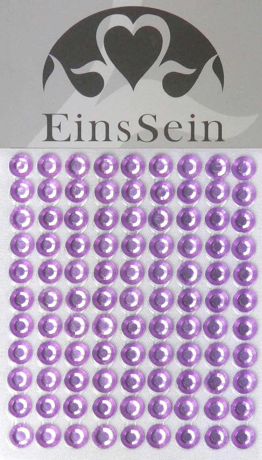 Amazon.de: EinsSein 99x Aufkleber Sticker selbstklebend 5,5mm ...