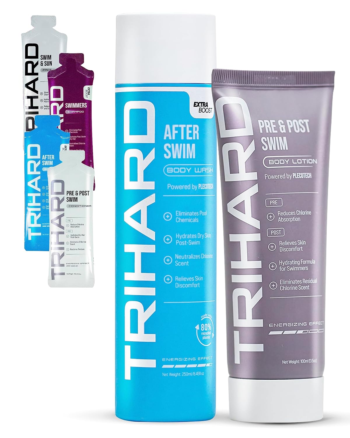 Amazon.com : TRIHARD After-Swim Body Wash Extra Boost Pre & Post Swim ...
