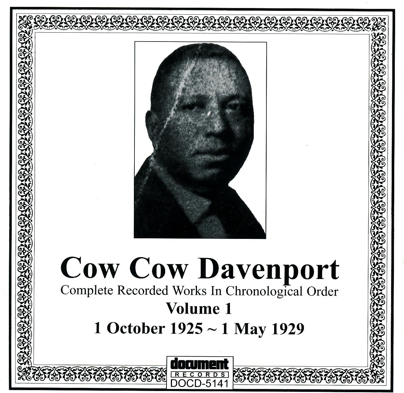Complete Recorded Works, Vol. 1 by Charles "Cow Cow" Davenport: Amazon ...