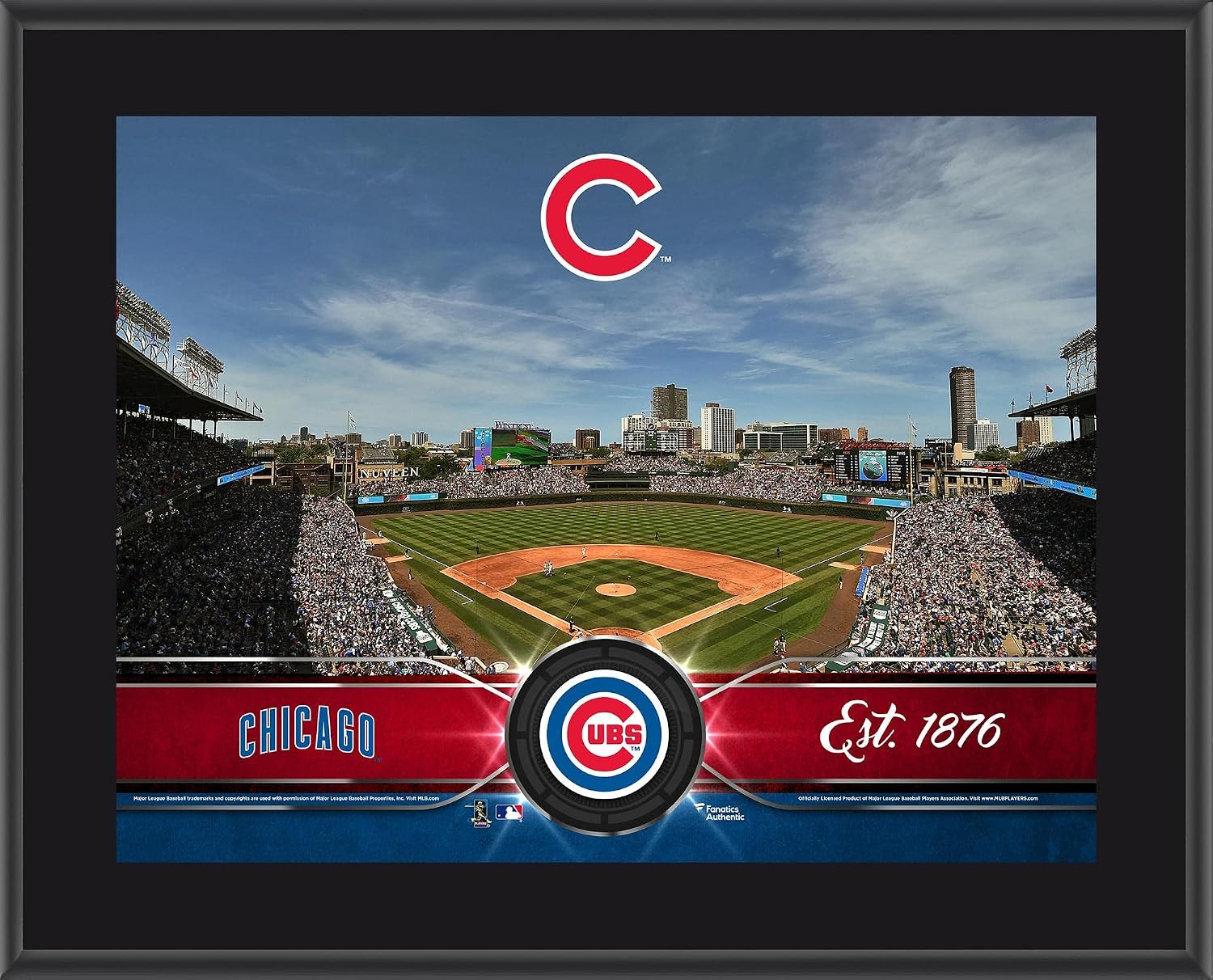 Chicago Cubs 10" x 13" Sublimated Team Stadium Plaque - MLB Team ...