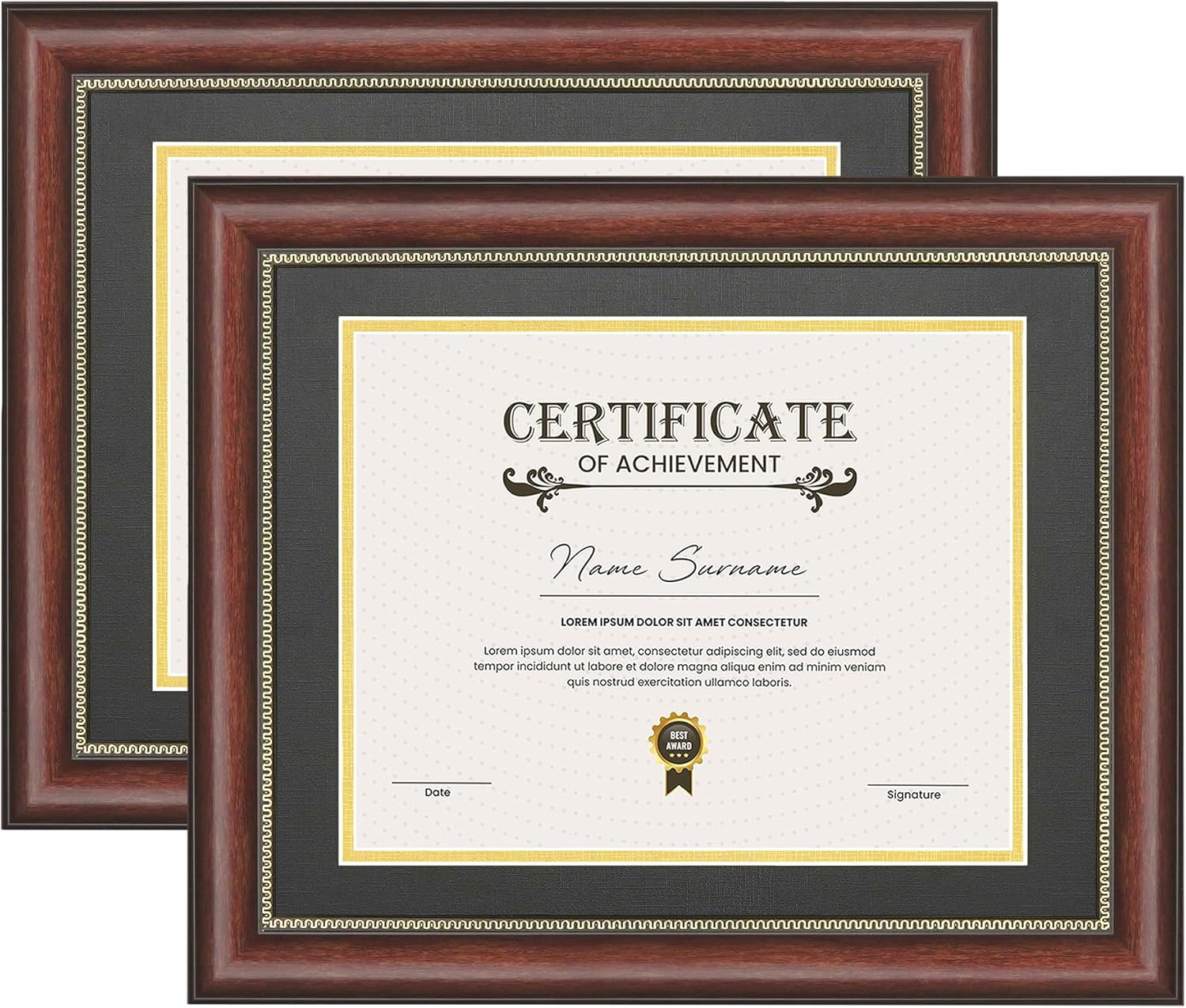 Amazon.com - Diploma Frame with HD Tempered Glass, Display 8.5 x 11 ...