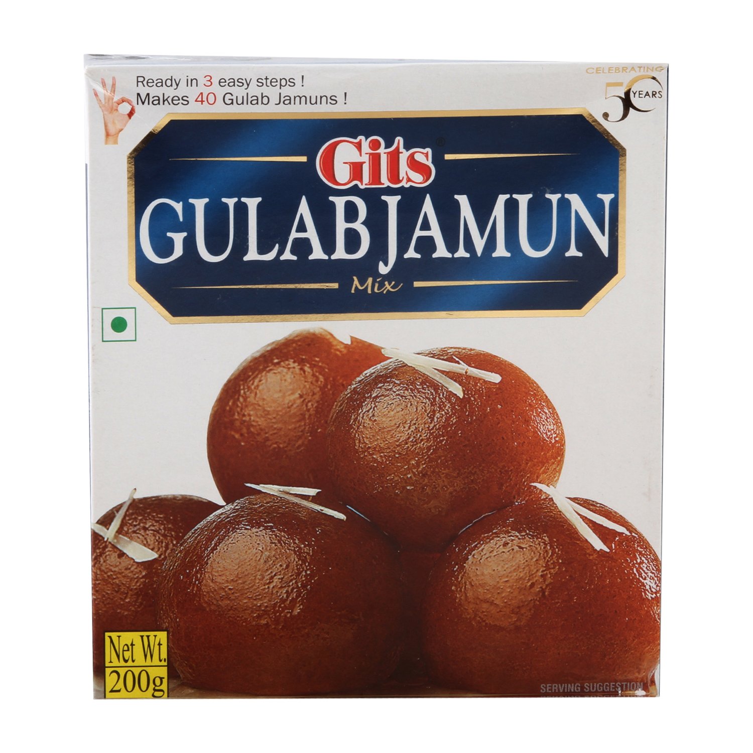 Gits Instant Gulab Jamun Dessert Mix, 200g with Free 50g : Amazon.in ...