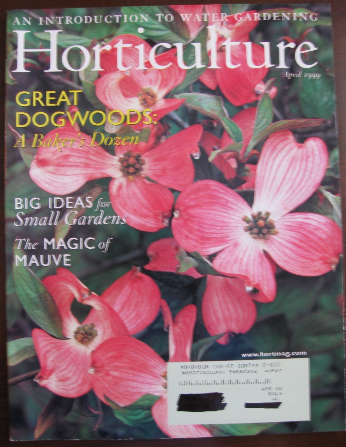 Horticulture Magazine, April 1999: Thomas C. Cooper: Amazon.com: Books
