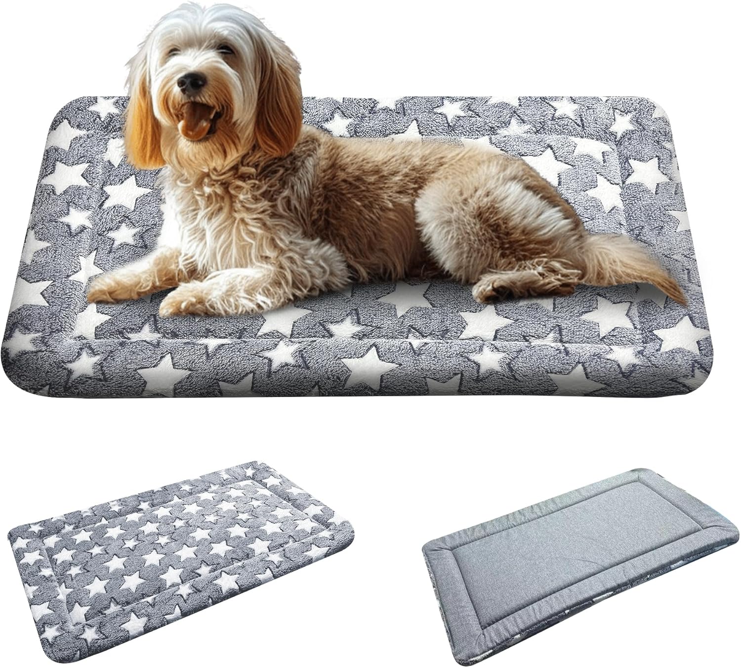 Amazon.com : Reversible Dog Mat - Soft Bed Crate Pads with Dual-Sided ...
