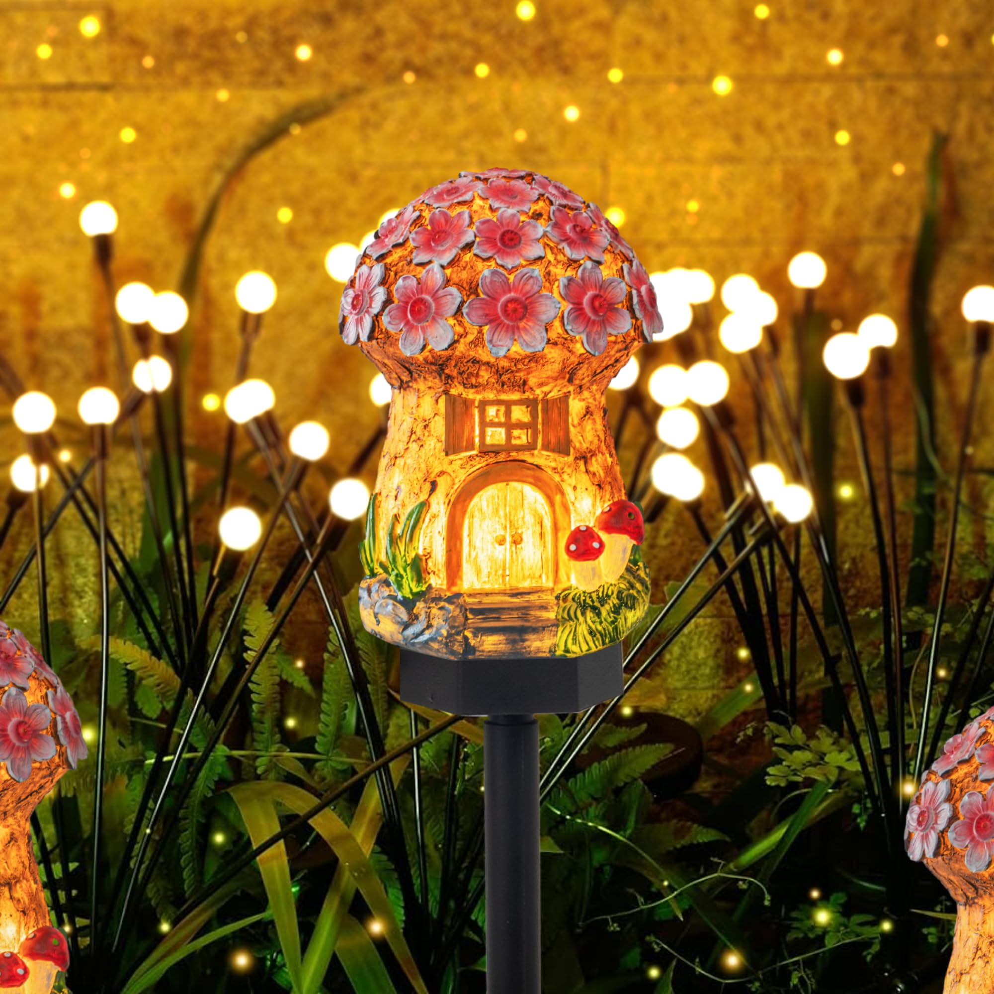 Fairy Mushroom Garden Light SunShroom™ Solar Garden Mushroom