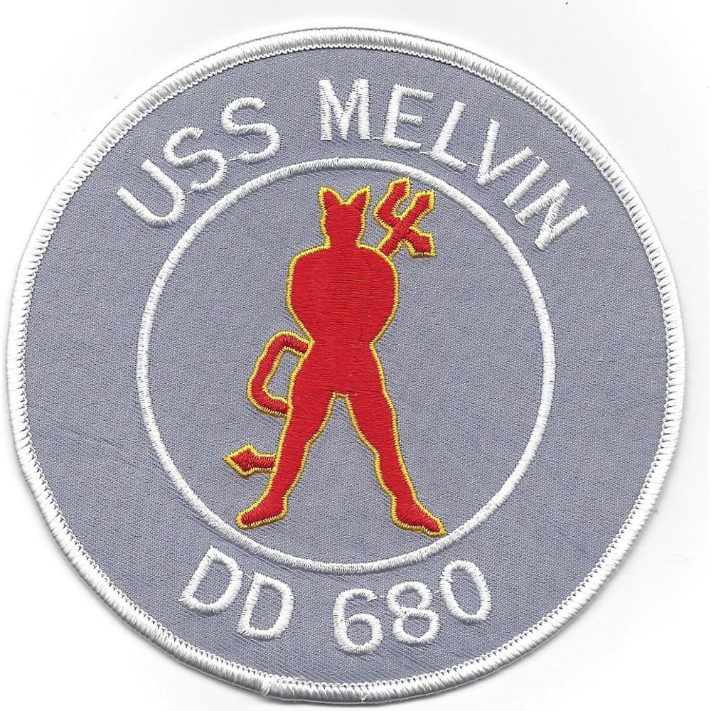 USS Melvin DD-680 Devil Patch : Amazon.in: Home & Kitchen