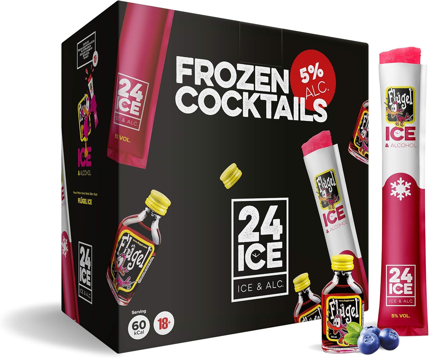 24 ICE - Frozen Cocktails - Flugel - 50-pack : Amazon.de: Lebensmittel ...