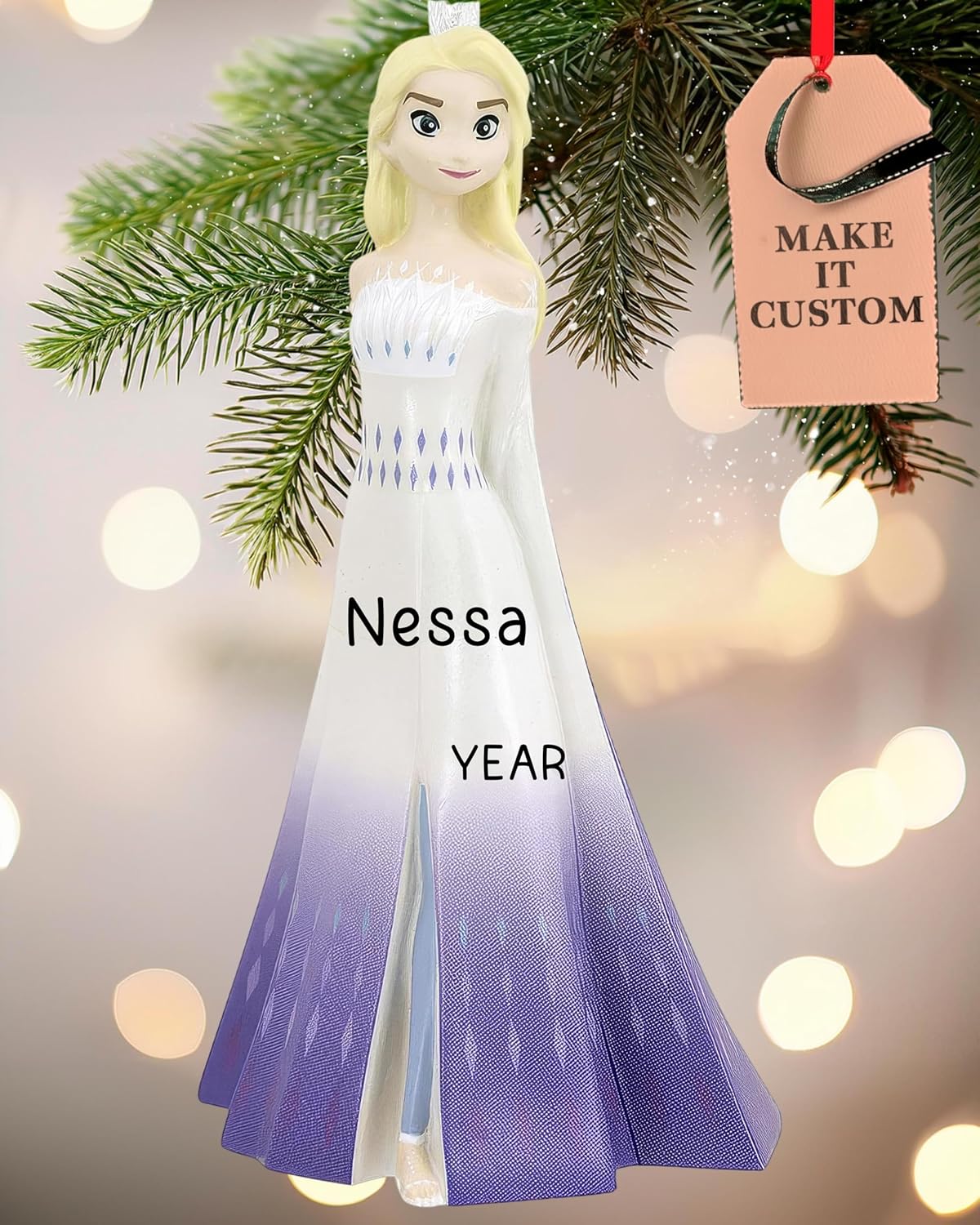 Personalized Elsa Ornament 2024 – Fast & Free 24h Customization – Kids ...