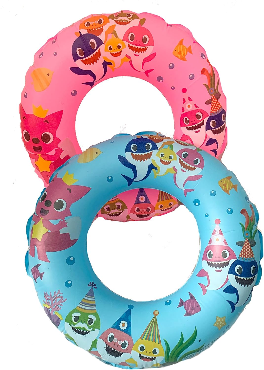 Amazon.com: Baby Shark Pinkfong Printed Children's Swimming Ring Summer ...