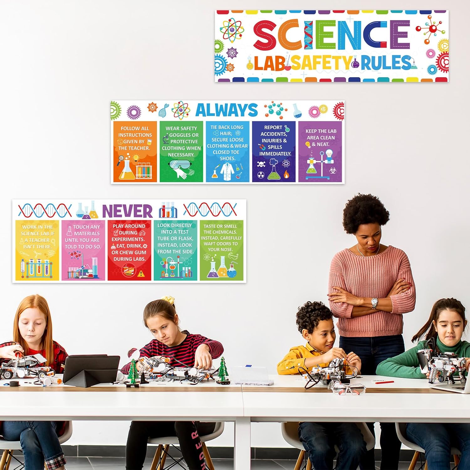 Science Lab Safety Rules Posters - Educational Philippines | Ubuy