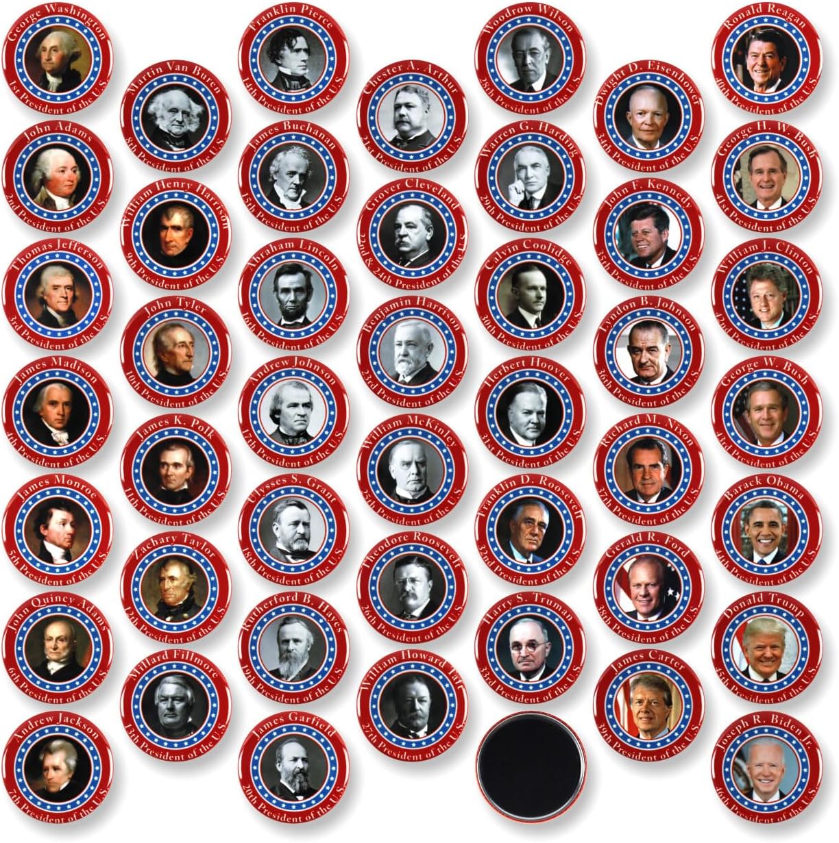 Amazon.com: 45 Pack - All 45 Presidents of The USA Historical ...
