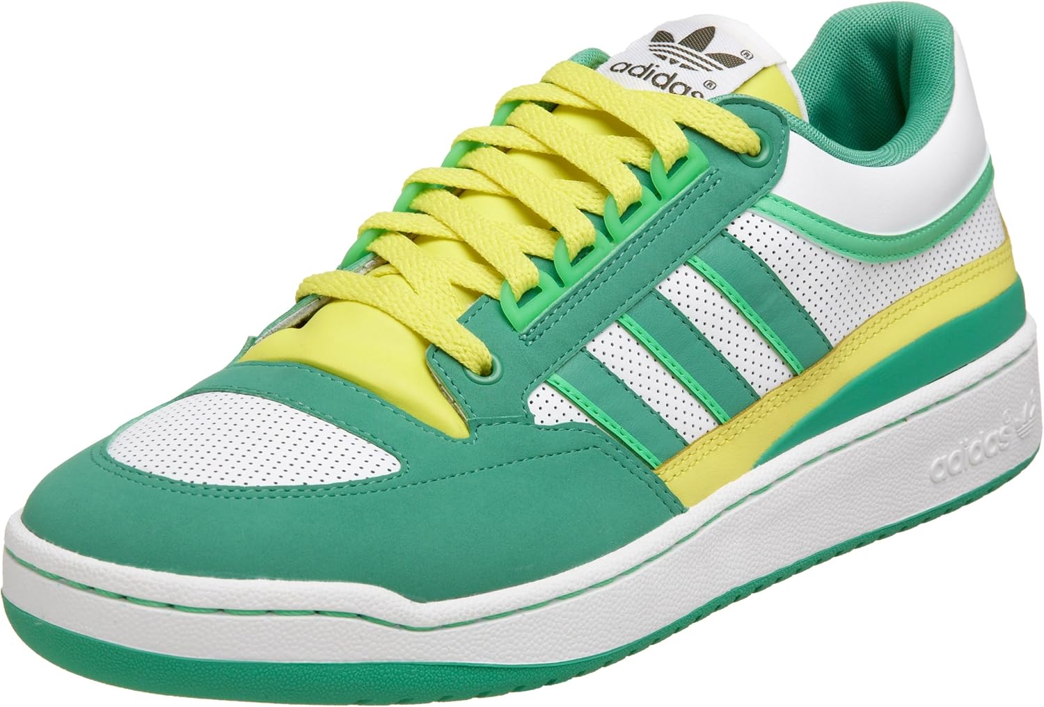 Amazon.com | adidas Originals Men's I.L. Comp Sneaker,White/Green ...