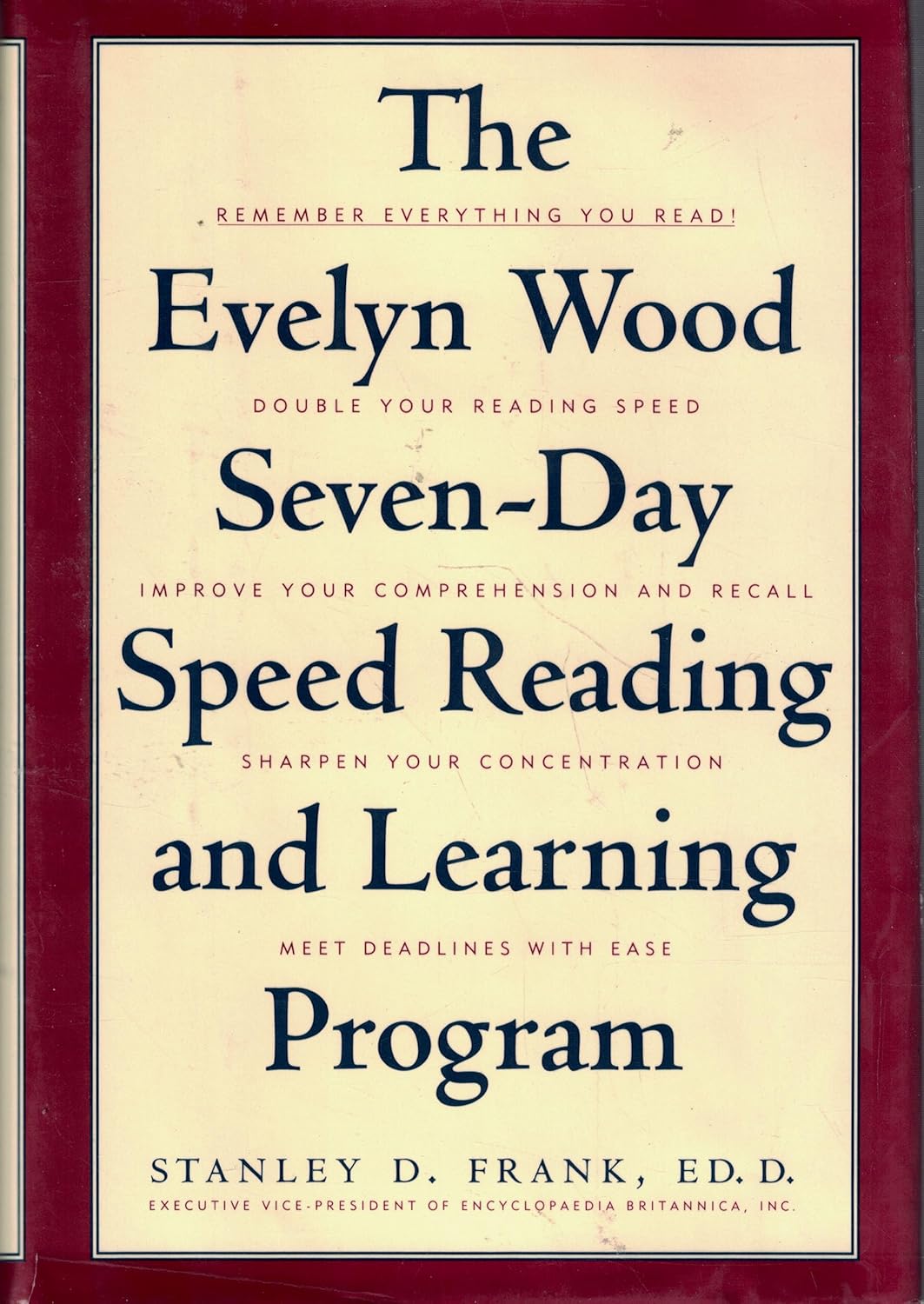 Amazon.com: The Evelyn Wood Seven-Day Speed Reading and Learning ...