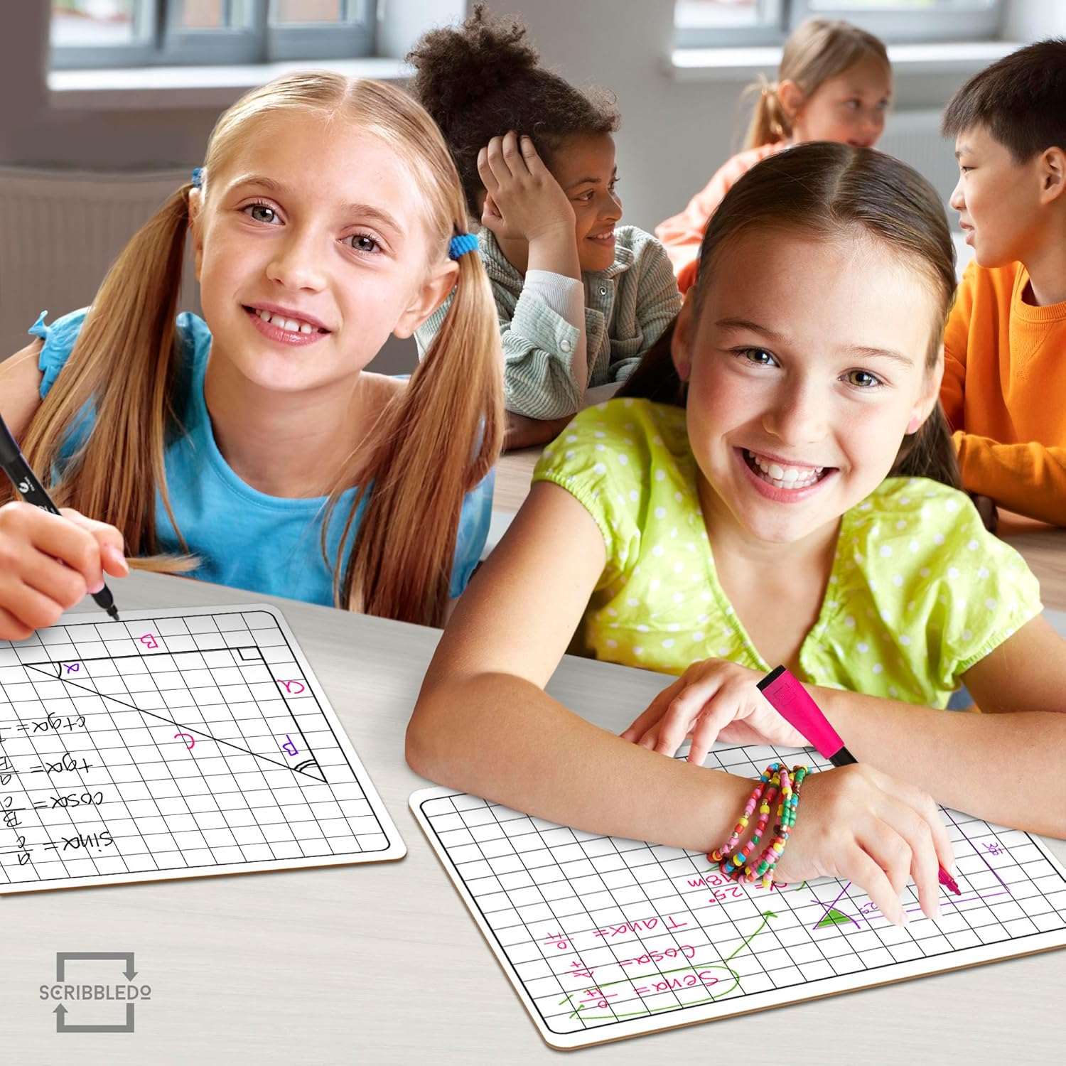 SCRIBBLEDO 11”x14” Large Graph Dry Erase Grid Philippines | Ubuy