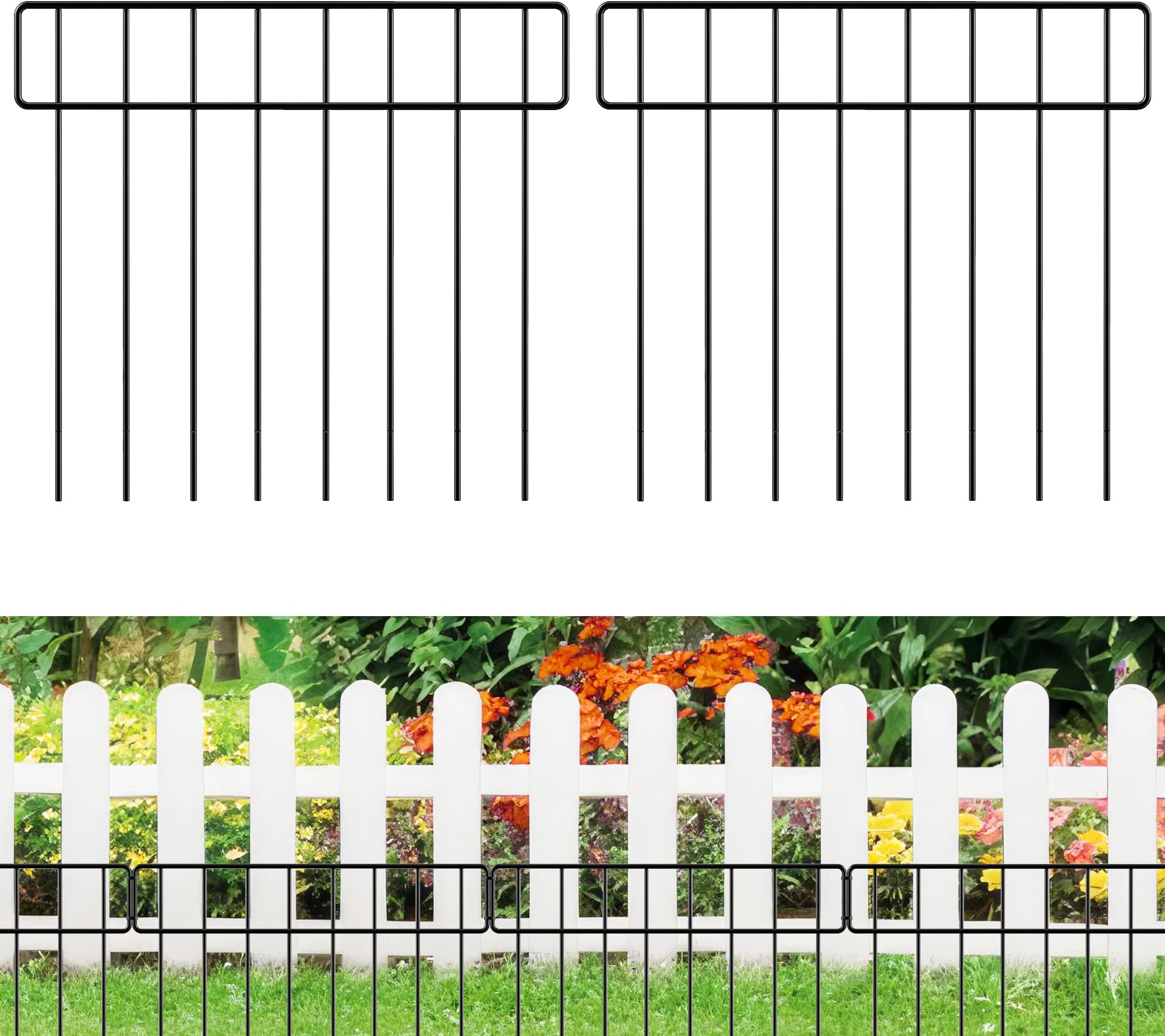 Amazon.com : HIHADUUM 30Ft(L) X 13Inch(H) Animal Barrier Fence, 21 Pack ...