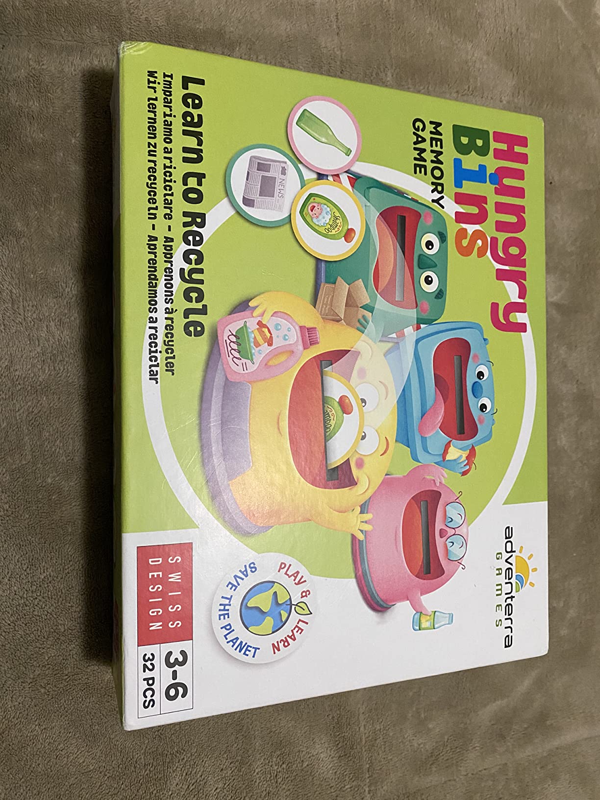 $4/mo - Finance Hungry Bins - A Family Board Game About Recycling ...