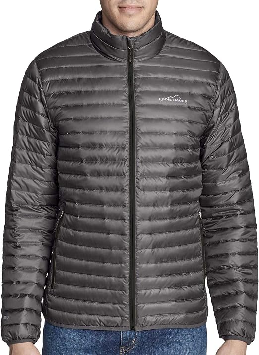 Eddie Bauer Men's Microlight 650 Down Fill Packable Traveler Jacket ...