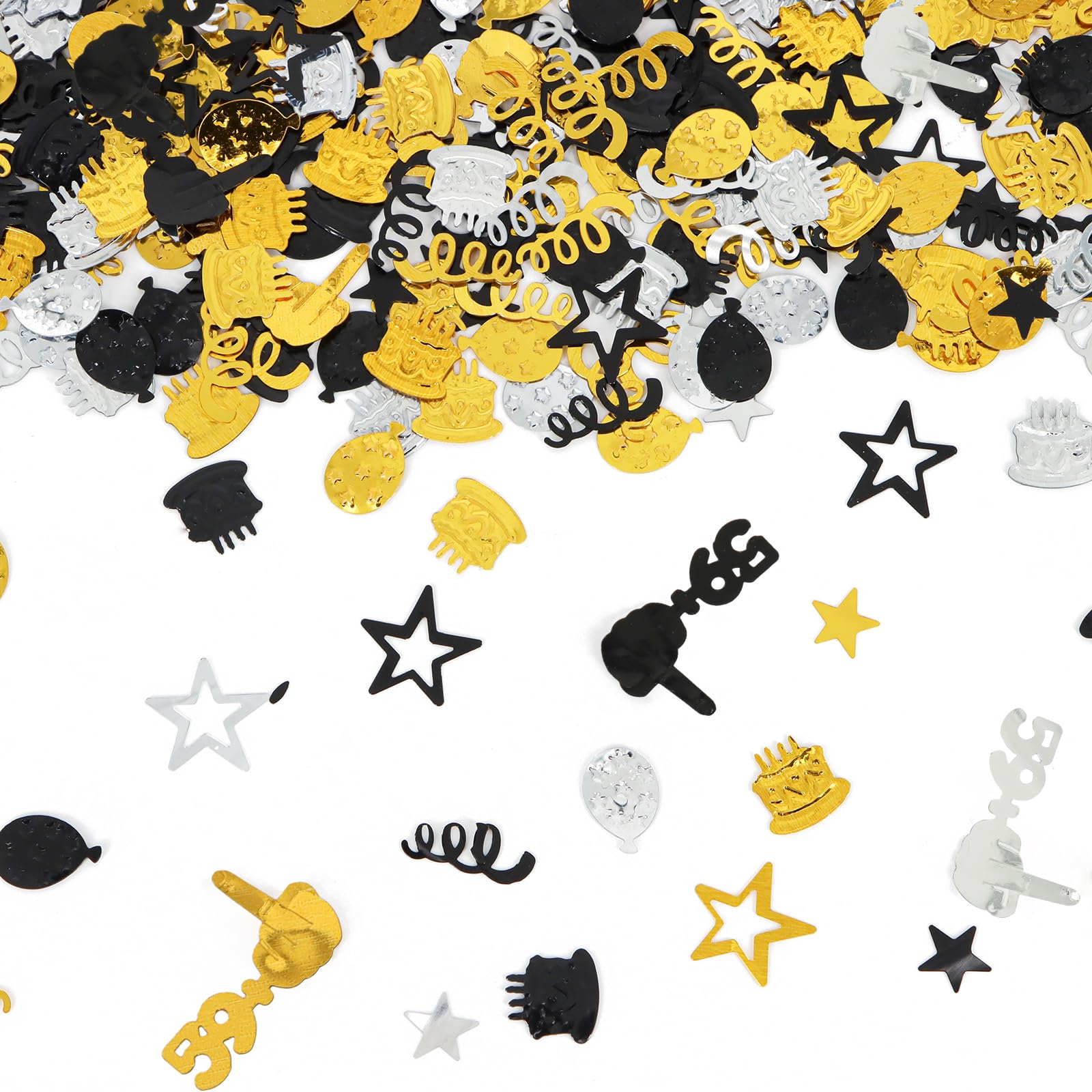 Amazon.com: WenmthG Funny 59+1 Happy Birthday Party Table Confetti ...