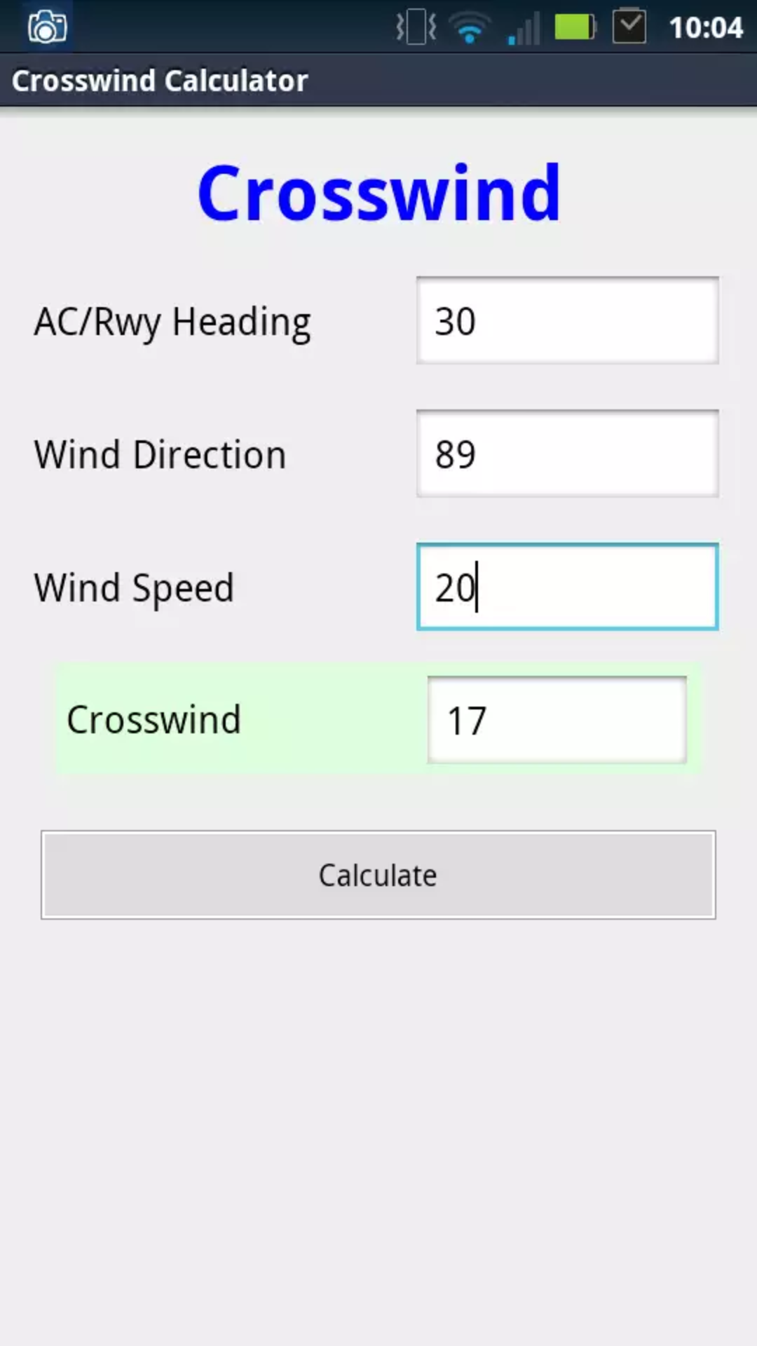 Pilot Calculator - App on Amazon Appstore