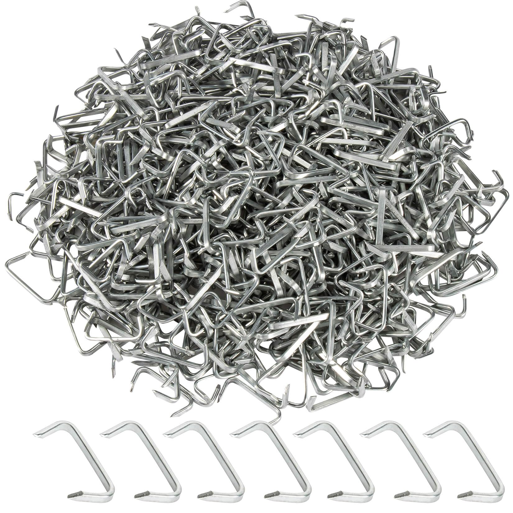 Sukh 700PCS Galvanized Hog Rings - Hog Nose Rings 3/4 Hog Ring Kit Hog ...