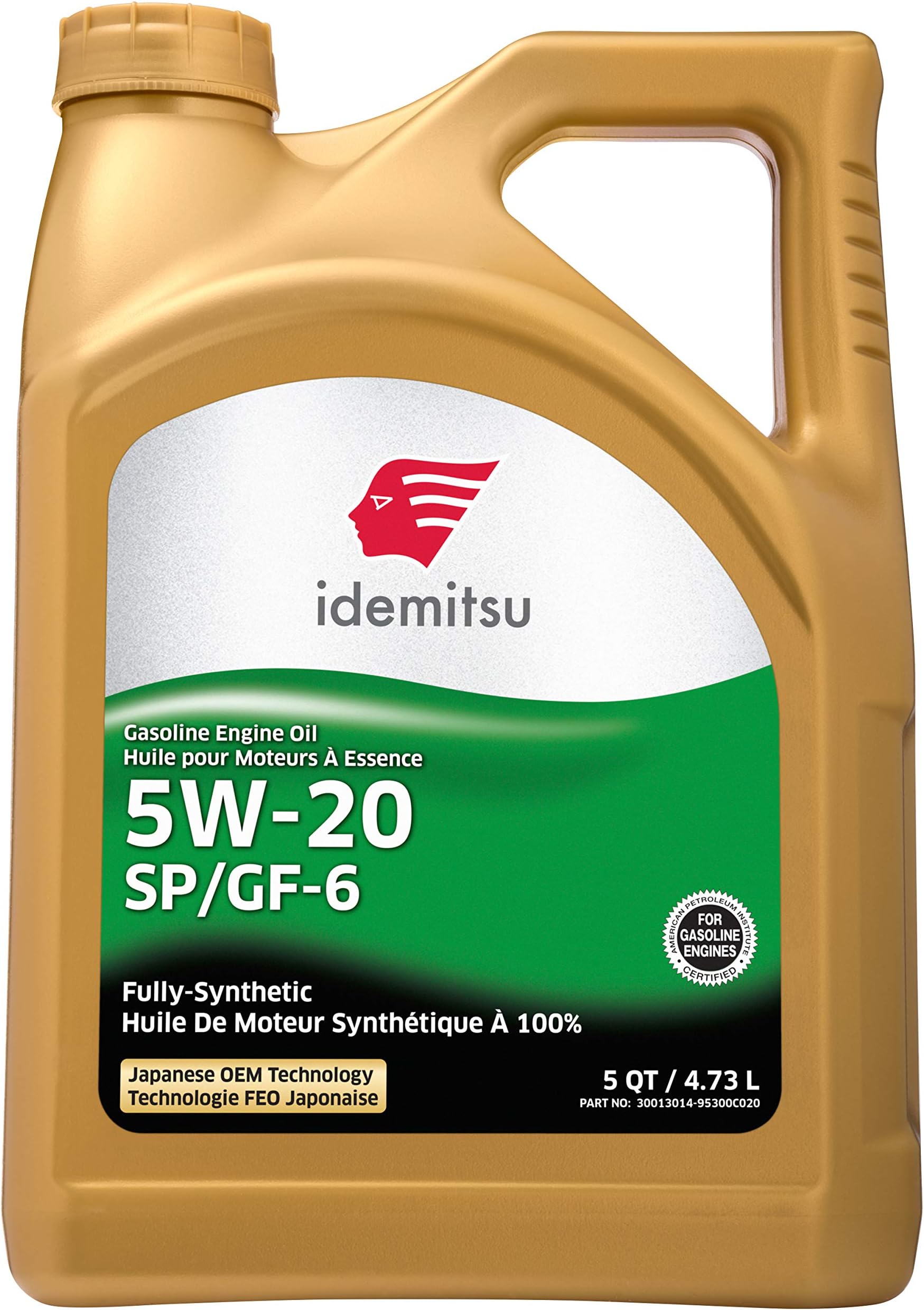 Amazon.com: Idemitsu IFG 3 5W-20 Motor Oil Full Synthetic – 5 Quart ...