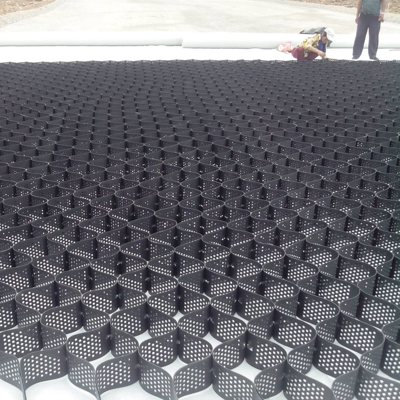 Buy BBHW 2 Inch Thick Ground Grid Geocell Gravel, Steep Driveway Patios ...