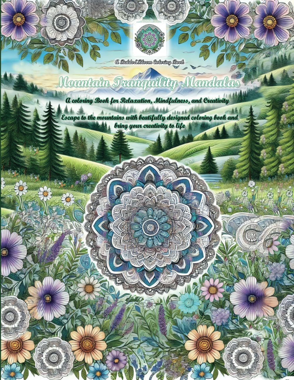 Amazon.com: Mountain Tranquility Mandalas: A Baldo & Bloom Coloring ...