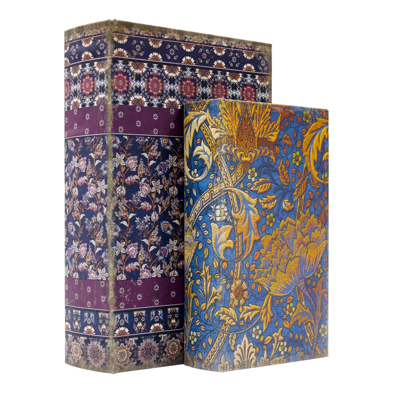 Amazon.com: ZWUCAY Decorative Book Boxes Set,Magnetic Lock Faux Wooden ...