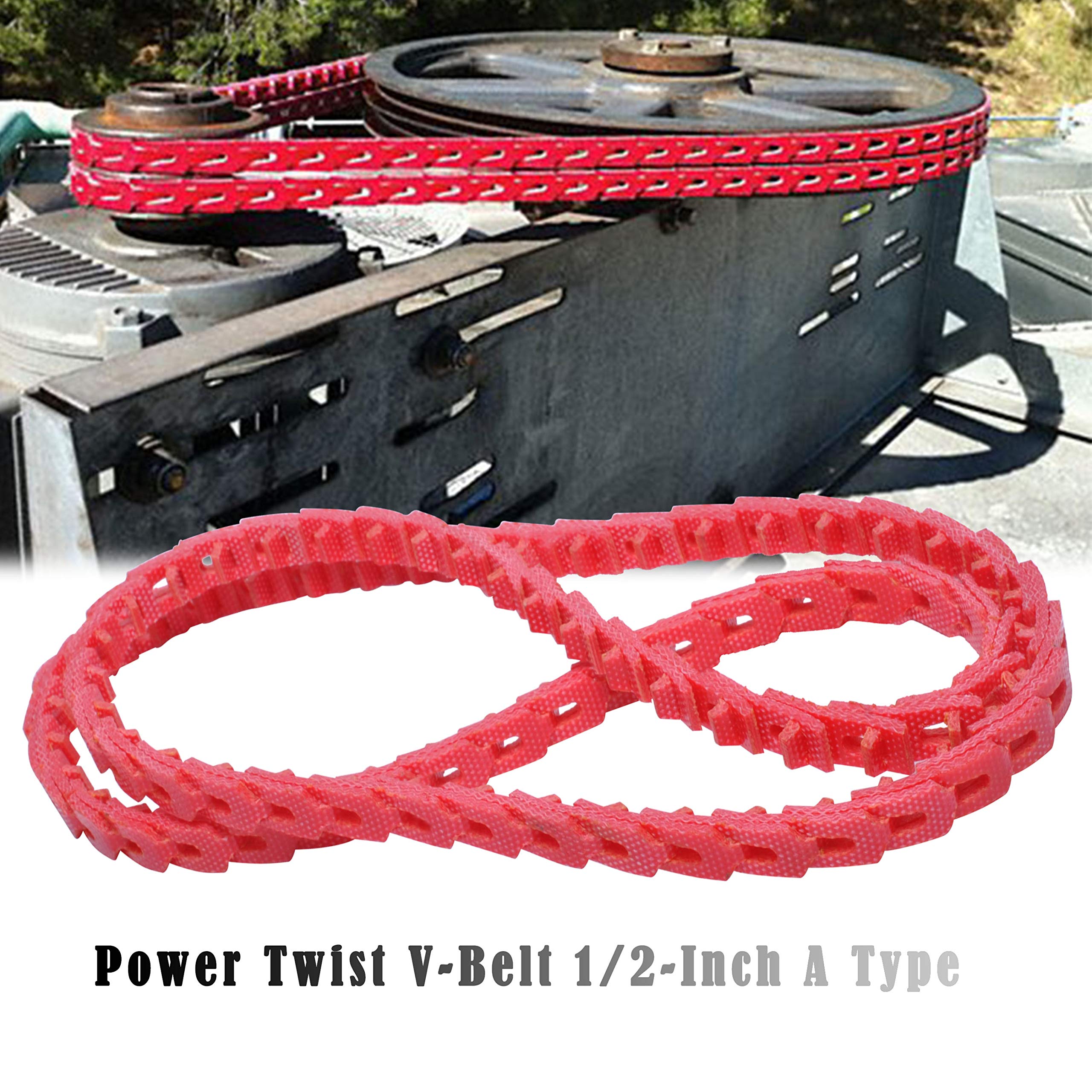 Snapklik.com : 10FT Power Twist V Belt,1/2-Inch X 10 Feet A Type ...