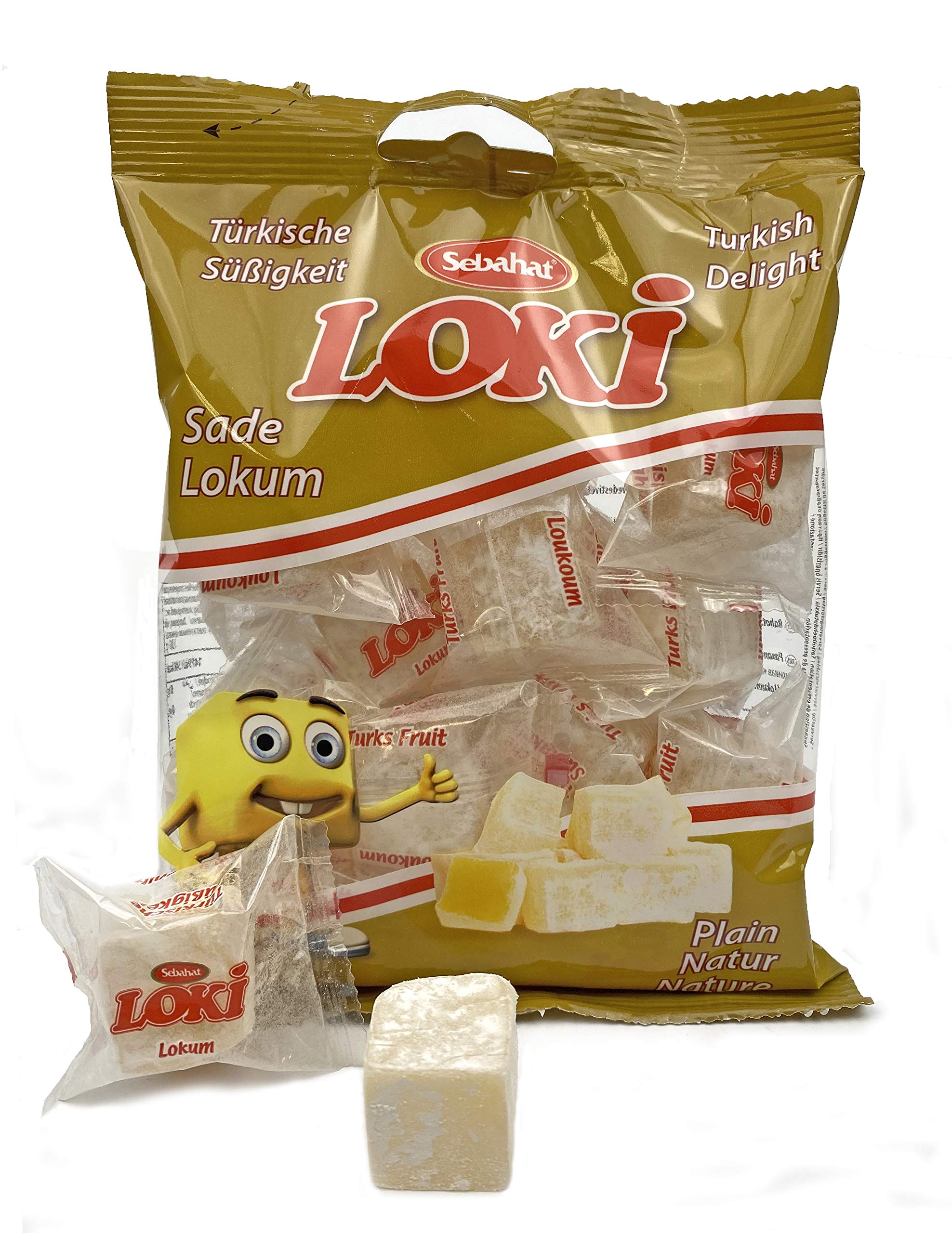 Buy Turkish Delight - Natural - Lokum - Loukoumi - SEBAHAT "Loki ...