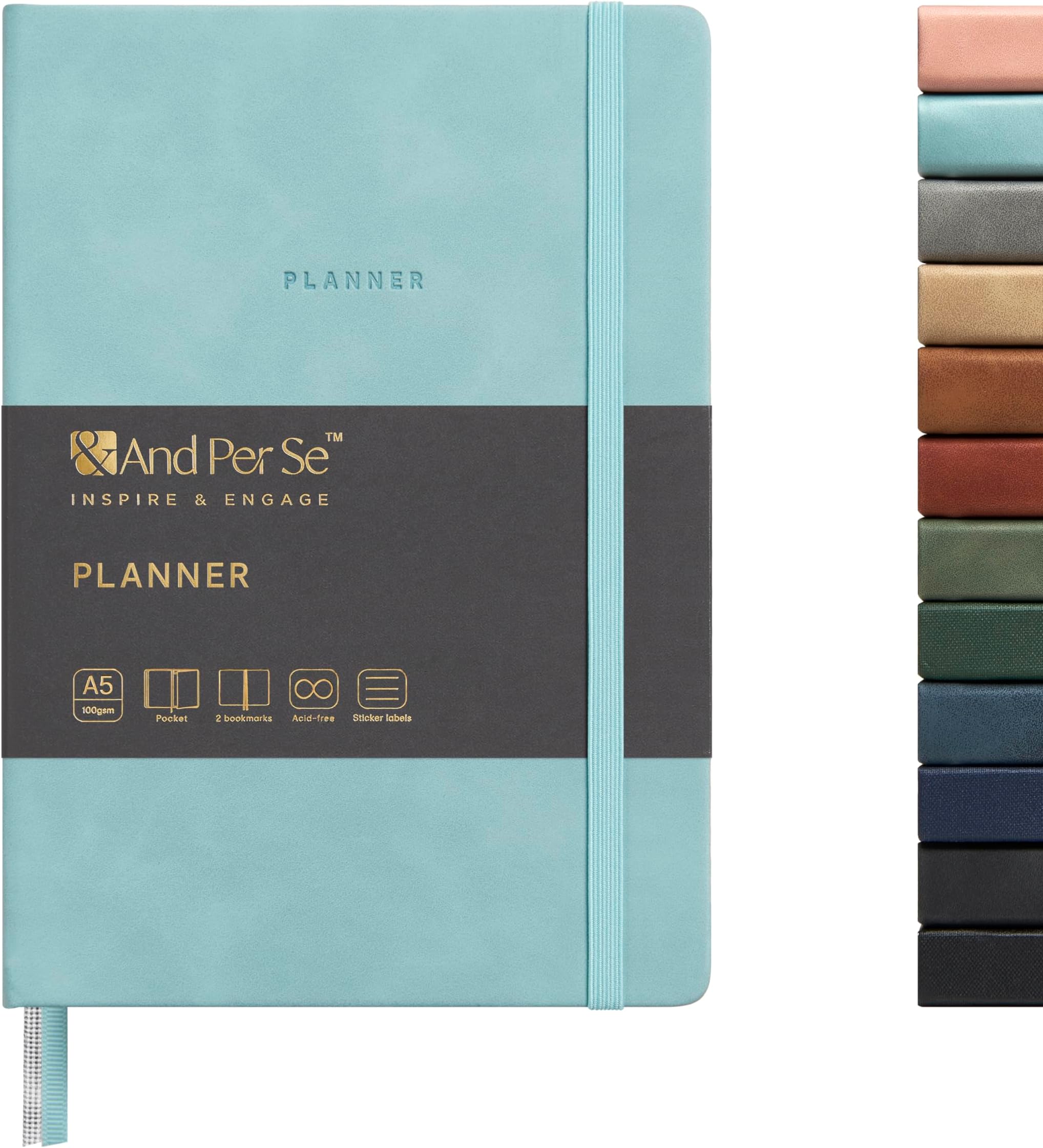 Amazon.com : And Per Se Undated Planner, A5 Weekly Planner, 72 Weeks ...