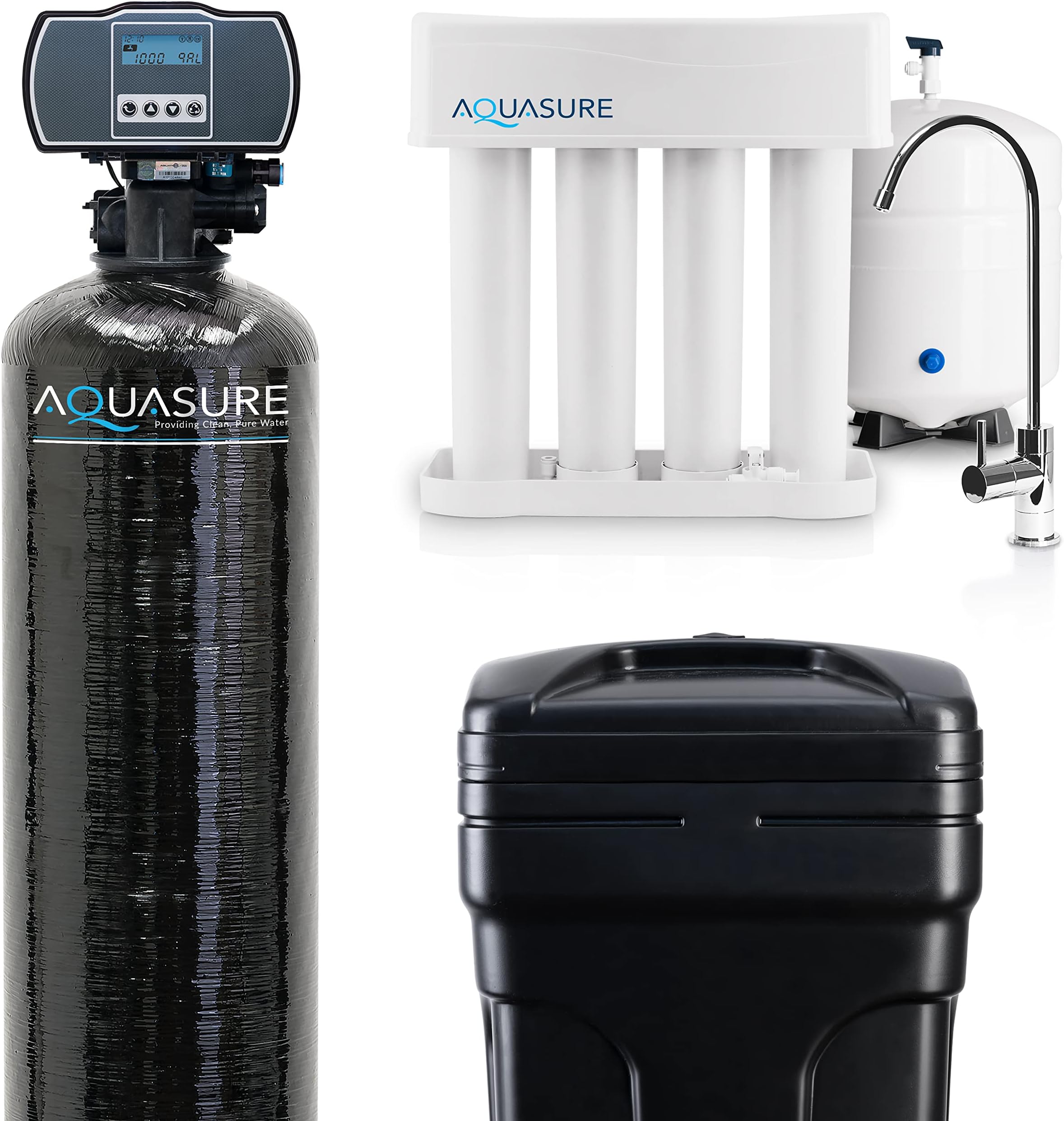 EcoPure EP42 42,000 Grain Water Softener | NSF Certified | Salt & Water ...