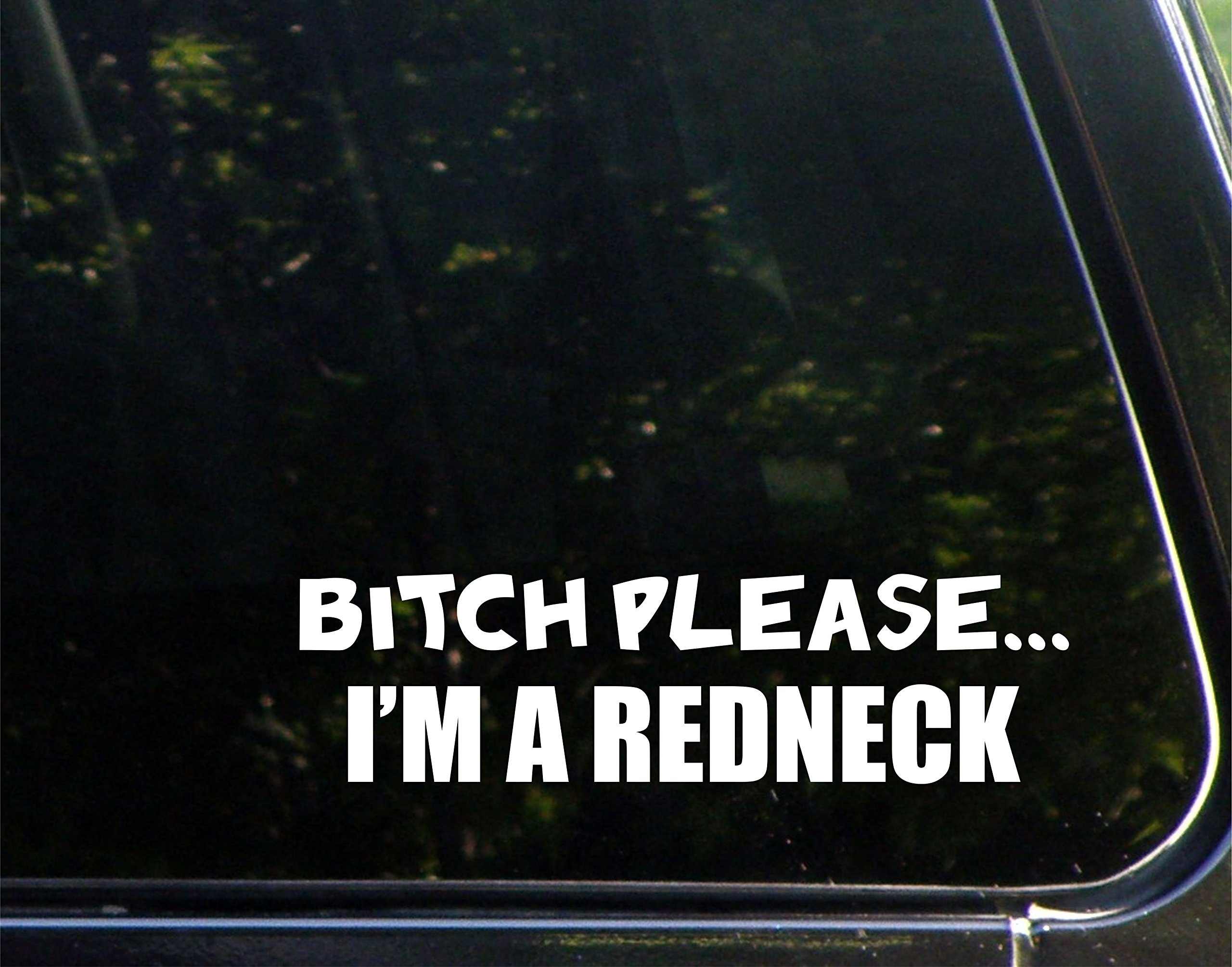 Amazon.com: B%ch Please. I'm A Redneck - for Cars Funny Car Vinyl ...