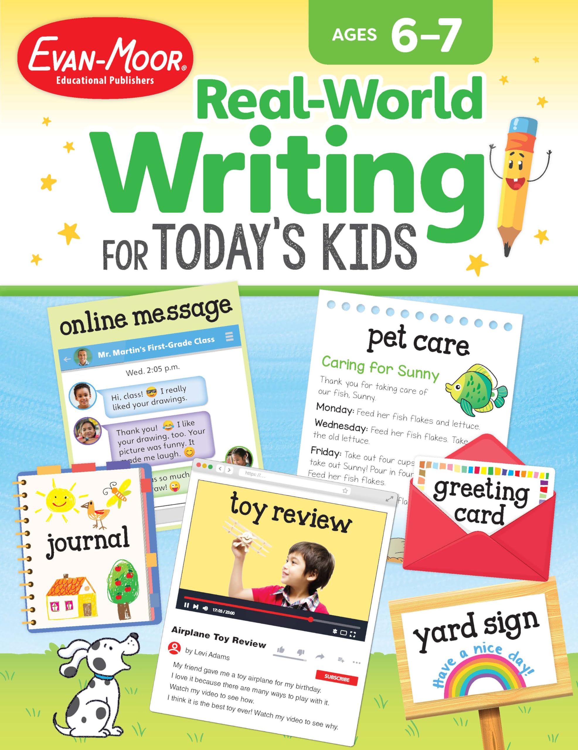 Real-World Writing for Today's Kids, Age 6 - 7 Workbook: Evan-Moor ...