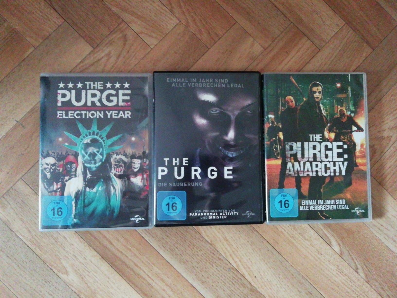 The Purge - Teil 1 + 2 + 3 +4 ( die Säuberung + Anarchy + Election Year ...
