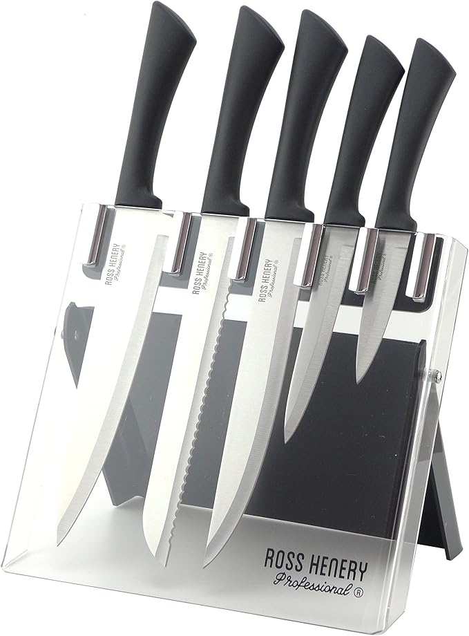 Amazon.com: Ross Henry Professional KS12506 Knife Set, 5 piece: Home ...